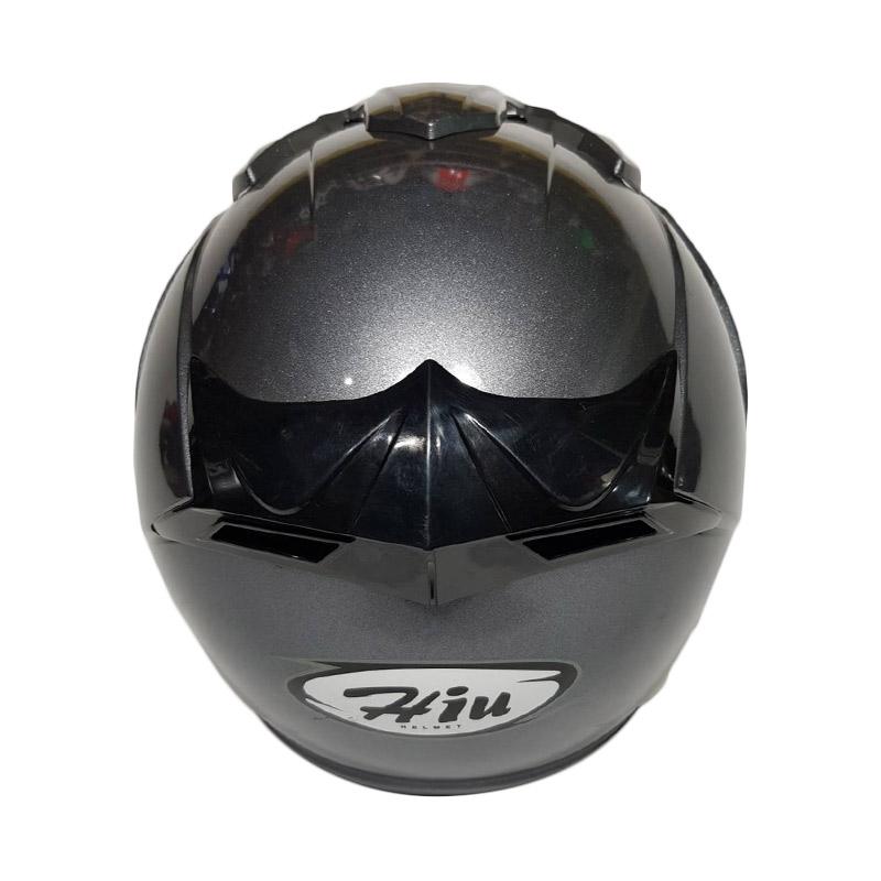 Jual Hiu Arrow Double Visor Helm Half Face - Graphic Metalic Di Seller ...