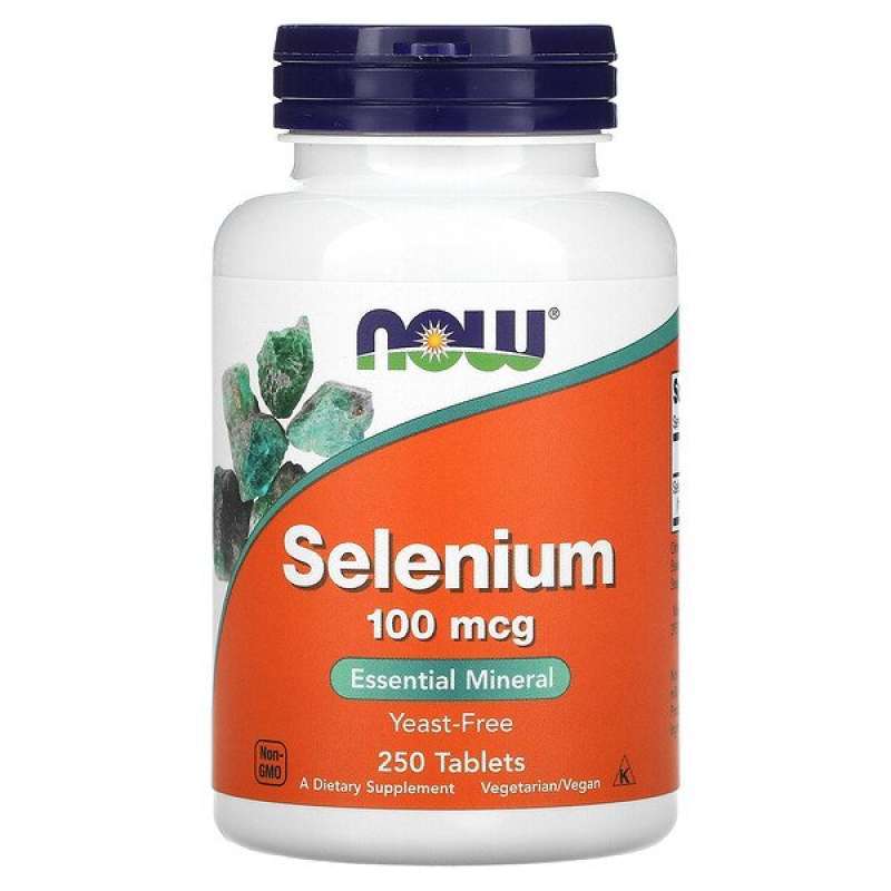 Jual Now Foods Selenium Yeast Free Suplemen Kesehatan [100 Mcg/250 ...