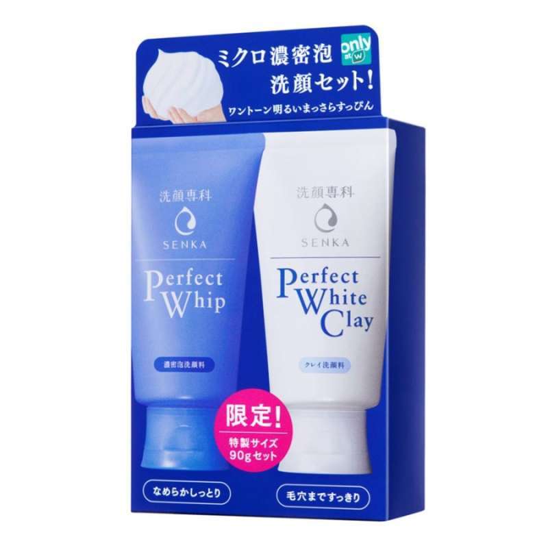 Jual Senka Perfect Whip & Perfect White Clay Box Set di Seller WATSONS ...