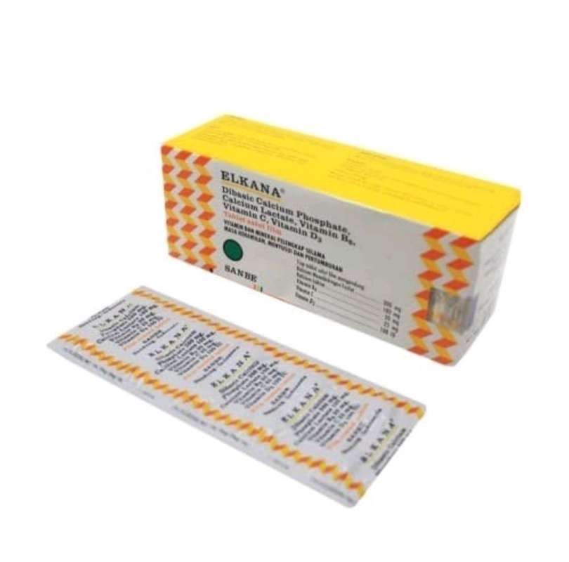 Promo Elkana Multivitamin 1 Box Isi 100 Tablet Original Sanbe Diskon 4% ...