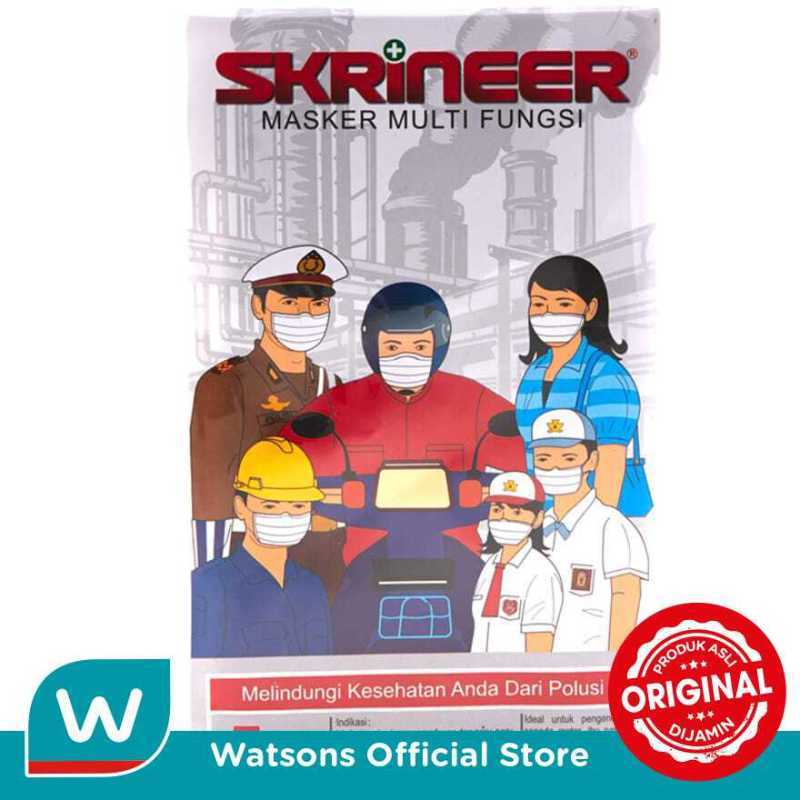 Jual Skrineer Mask '5S 1Ply Earloop Grey Masker di Seller WATSONS ...