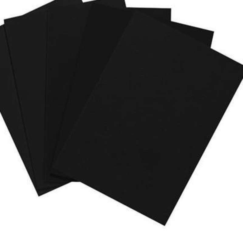 Jual Kertas Linen Hitam 210 Gram Folio & A4 / Kertas Lenen A4 Hitam Di ...