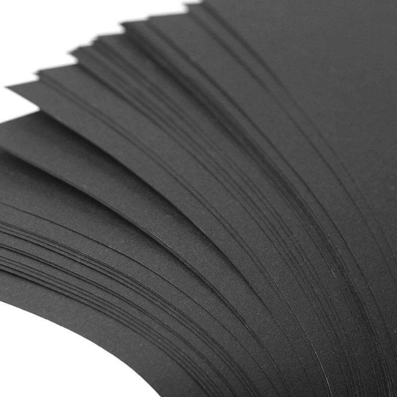 Jual Kertas Linen Hitam 210 Gram Folio & A4 / Kertas Lenen A4 Hitam Di ...