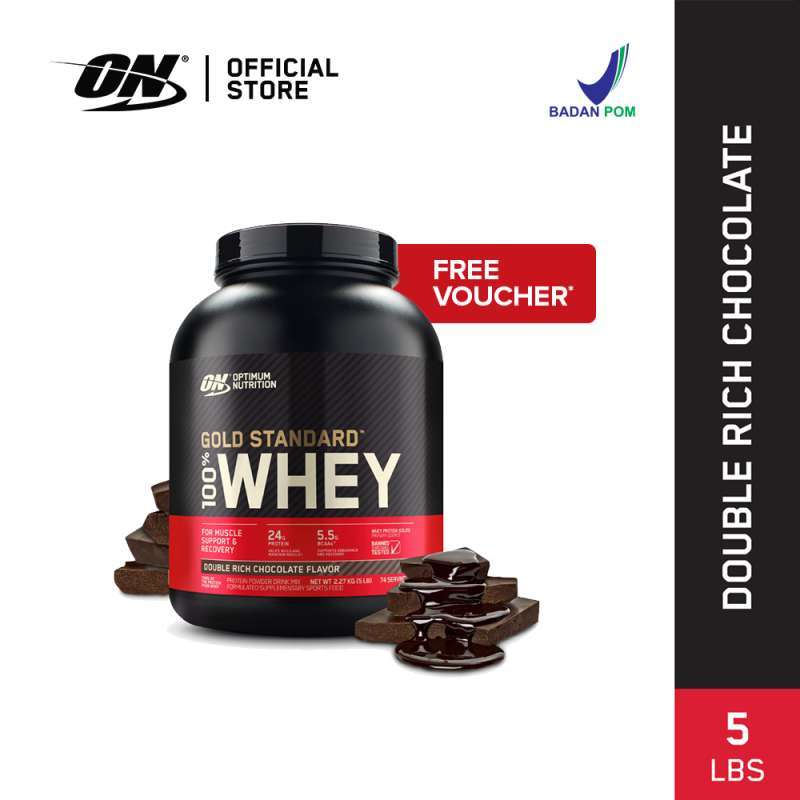 Promo Optimum Nutrition 100% Whey Gold Standard Double Rich Choco Gym ...