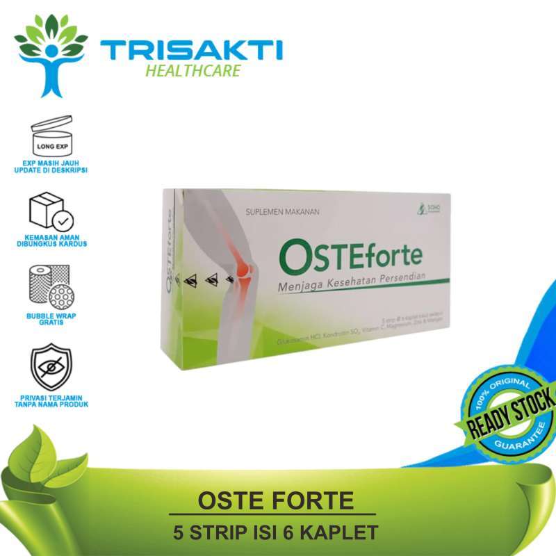 Promo SOHO Oste Forte Suplemen Kesehatan [1 Box isi 5 Strip @ 6 tab ...