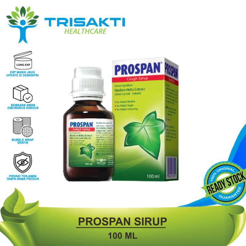 Promo Prospan Chesty Cough Ivy Leaf Suplement [100 Ml] Diskon 10% Di ...