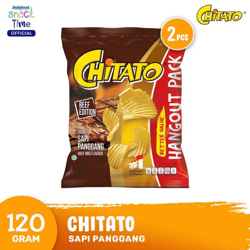Promo Chitato Sapi Panggang Snack [120 g/ 2 pcs] Diskon 28% di Seller ...