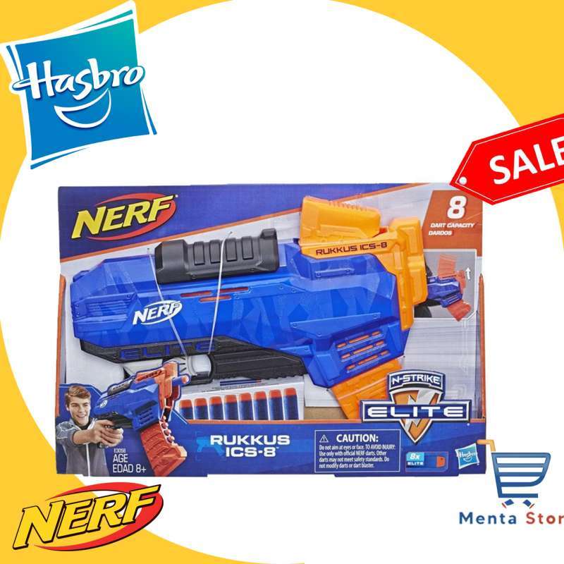 Promo Hasbro Nerf N-Strike Elite Rukkus ICS 8 Permainan Aksi Diskon 22% ...