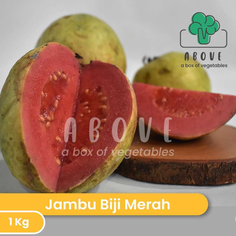 Jual Buah ABOVE (A Box Of Vegetables) Jambu Biji Merah [4 - 7 pcs/1kg ...