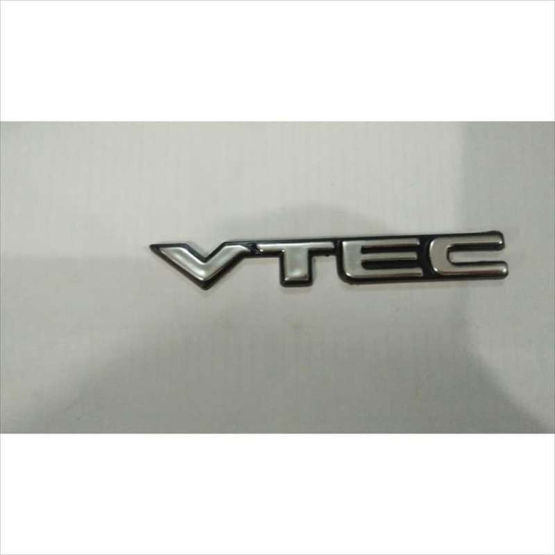 Jual Emblem Logo Sticker Tempelan Tulisan VTEC Honda Chrome Panjang 9.5 ...