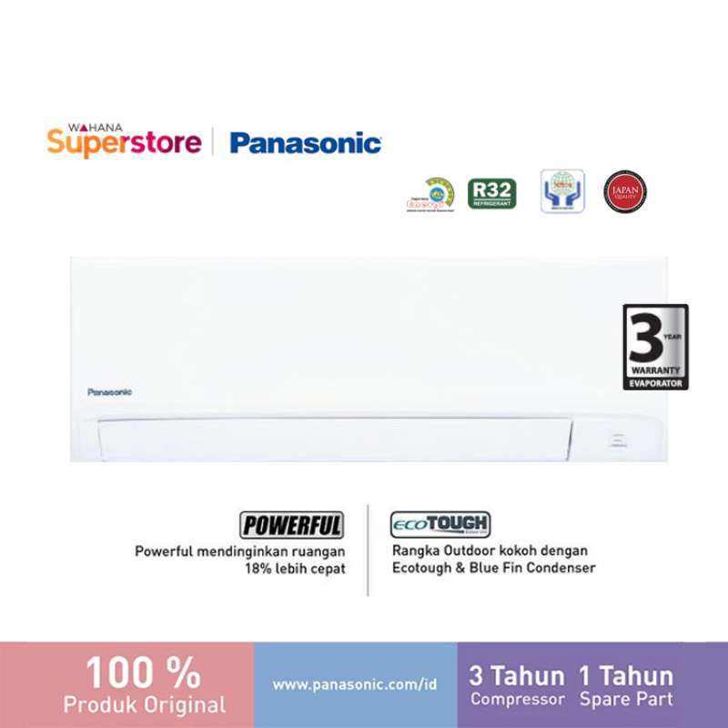 Promo Panasonic CS-YN9WKJ 1 PK AC Split Non Inverter [800 W] - JABODETABEK Diskon 8% di Seller ...
