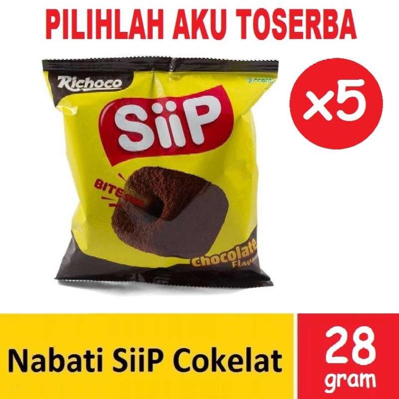 Jual Richeese Nabati SiiP Rasa COKELAT 28 gr - ( HARGA PER 5 BUNGKUS ...