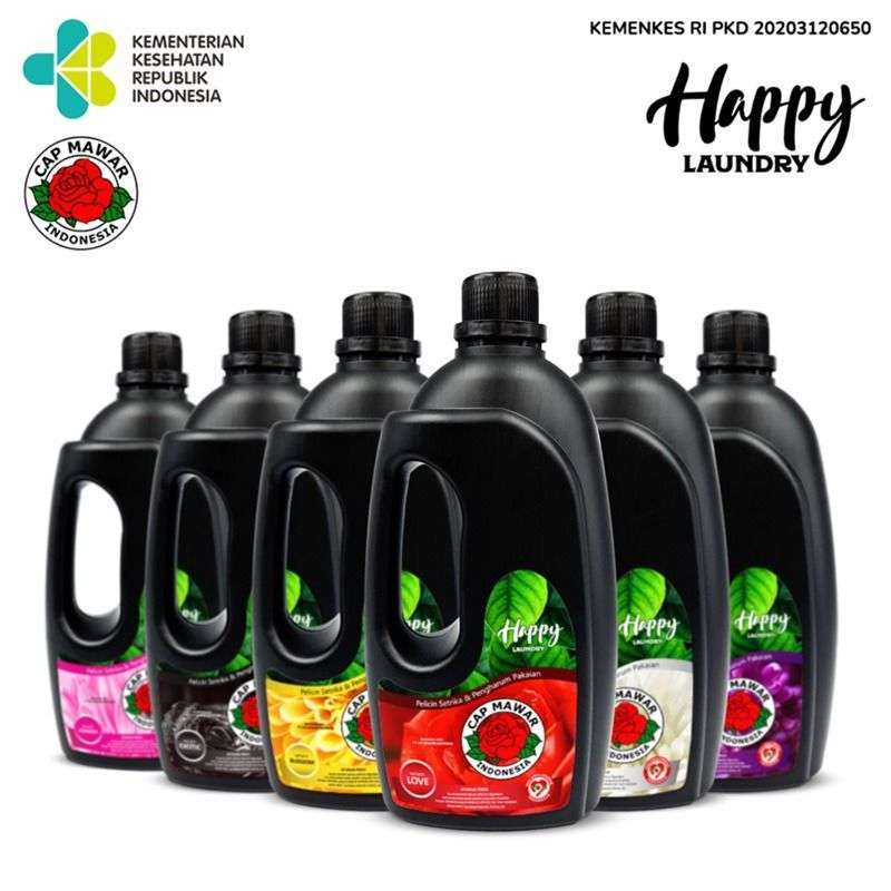 Jual PEWANGI PAKAIAN HAPPY LAUNDRY KARTON ISI 12 BOTOL di Seller MSL ...
