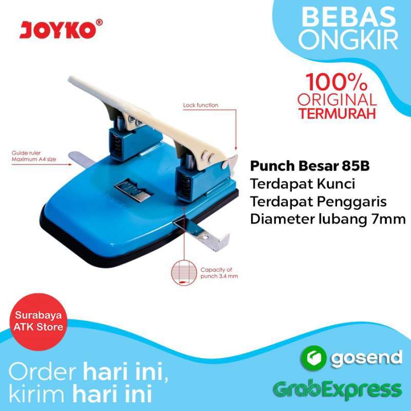 Jual Punch Besar Joyko 85B Pembolong Kertas Plong Plongan di Seller ...