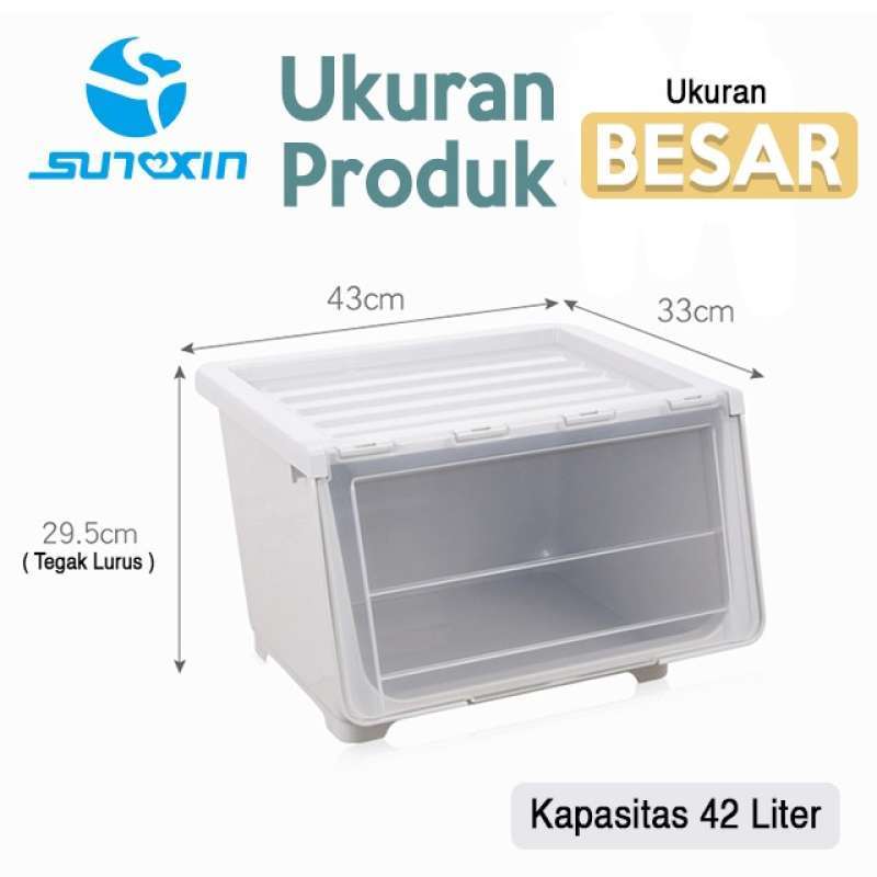 Promo Container Box Plastik Kotak Penyimpanan Dapur Makanan Dengan ...