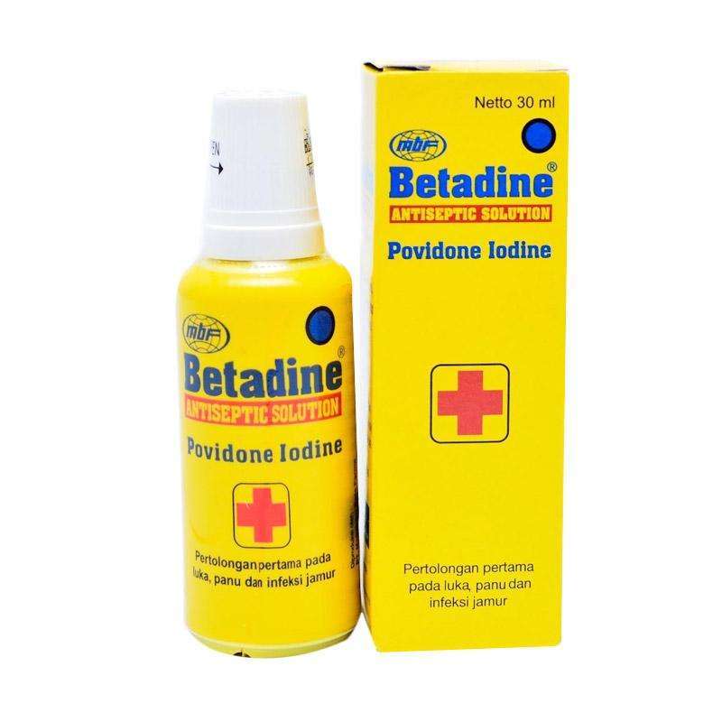 Jual Betadine Antiseptic Solution [30 mL] isi 12 di Seller Miziy.id - Sindangmulya, Kab. Bekasi ...
