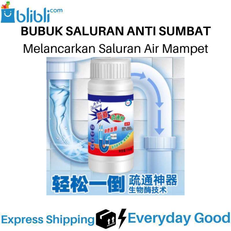 Jual Bubuk Anti Sumbat Pelancar Saluran Air Pipa WC & Wastafel ORIGINAL ...
