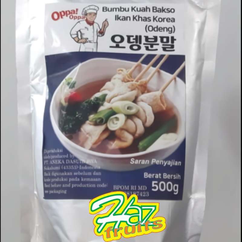 Jual Bumbu Saus kuah Soup Oden Odeng Eomuk Fish Cake Bakso 500g di ...