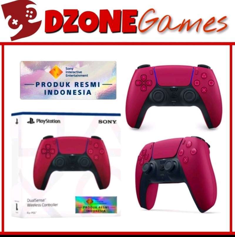 Jual PS5 Dual Sense Controller / PS5 DualSense / Stik PS5 Cosmic Red di ...