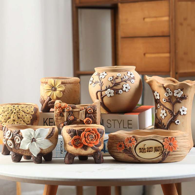 Jual Pot bunga keramik besar, pot bunga keramik tua besar, pot bunga ...