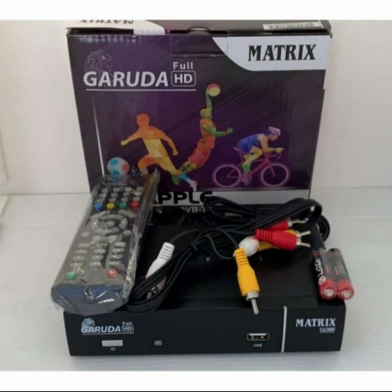 Jual Receiver Tv Set Top Box Matrix Garuda Dvb T2 Digital Garansi 1 ...