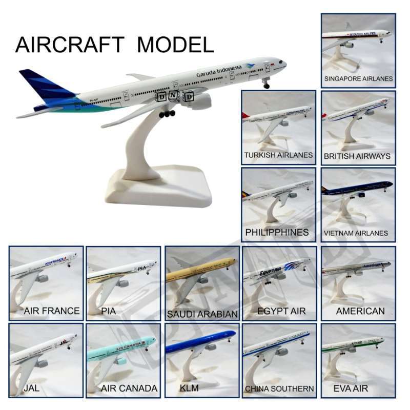 Jual Mainan Anak Diecast Aircraft Model Pesawat Terbang Miniatur ...