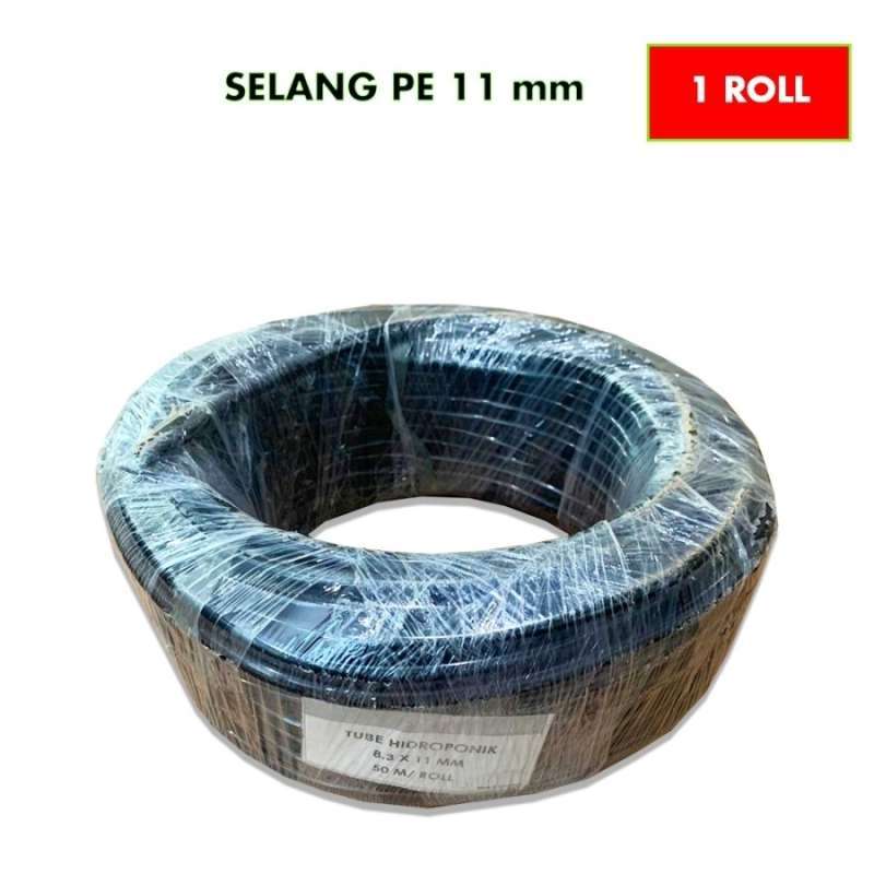 Jual Selang PE 11 mm 1 roll 50 meter irigasi fertigasi / hidroponik ...