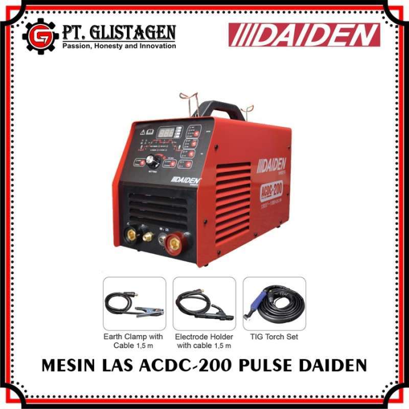 Jual Mesin Las Listrik Argon Stainless Welding Inverter ACDC TIG 200 ...