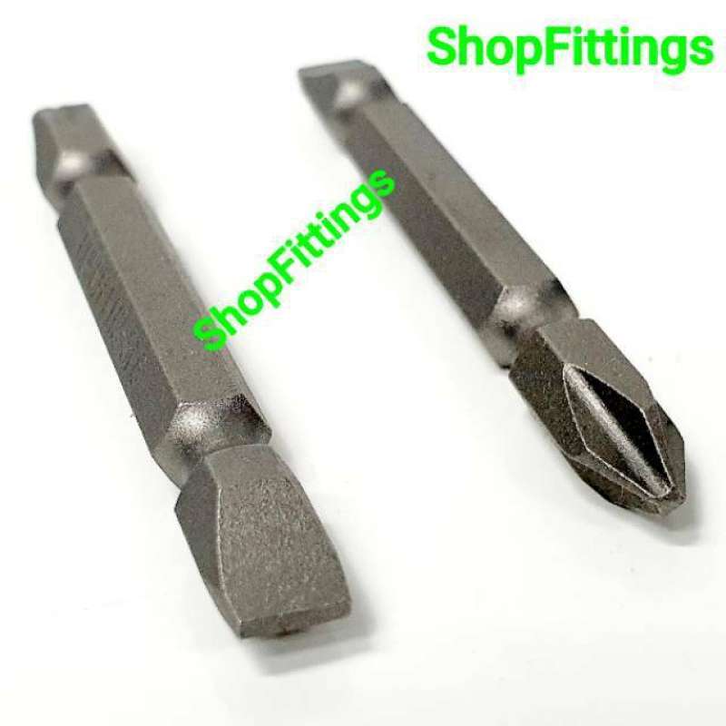 Jual Bosch Screw Driver Bit Min Plus -/+ SL6/PH2 x 65mm Mata Obeng ...