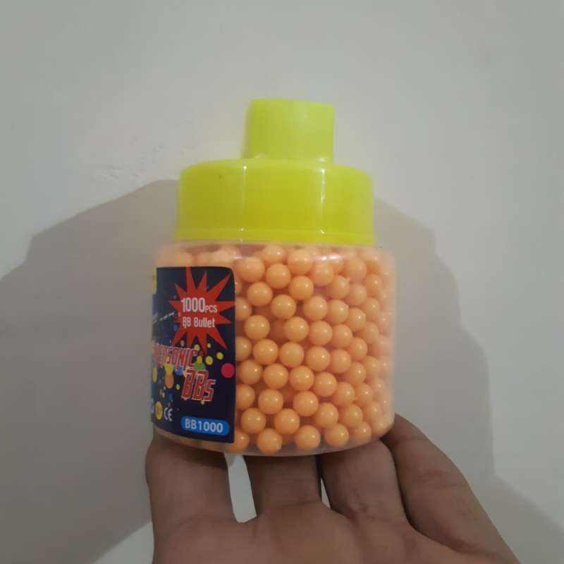 Promo Peluru Airsoft Gun 6mm 1000 Pcs Bb Bullet Pistol Senapan Azzuri ...