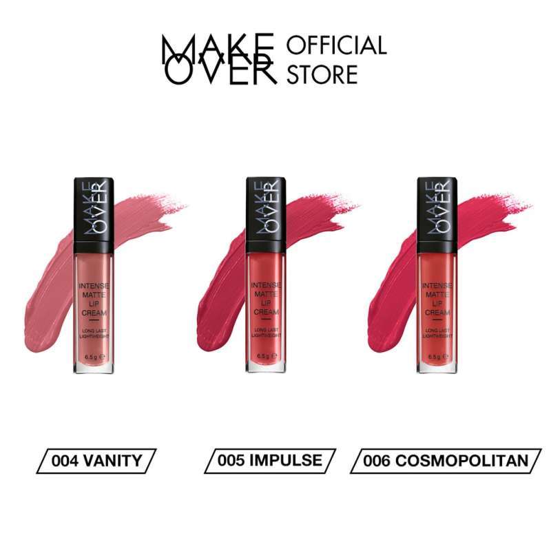 Jual Lipstick Tahan Lama / Make Over Intense Matte Lip Cream ampuh ...