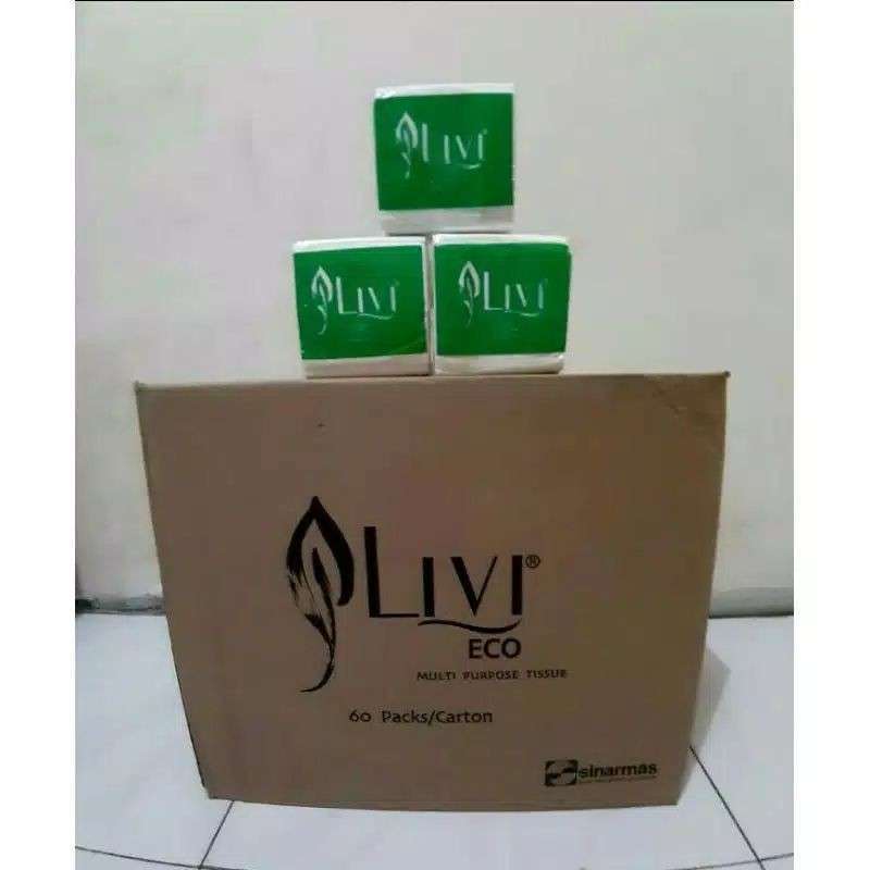 Jual Livi Eco Multipurpose Pop Up Tissue [150 Sheet] - (1 Dus 60 Pak ...
