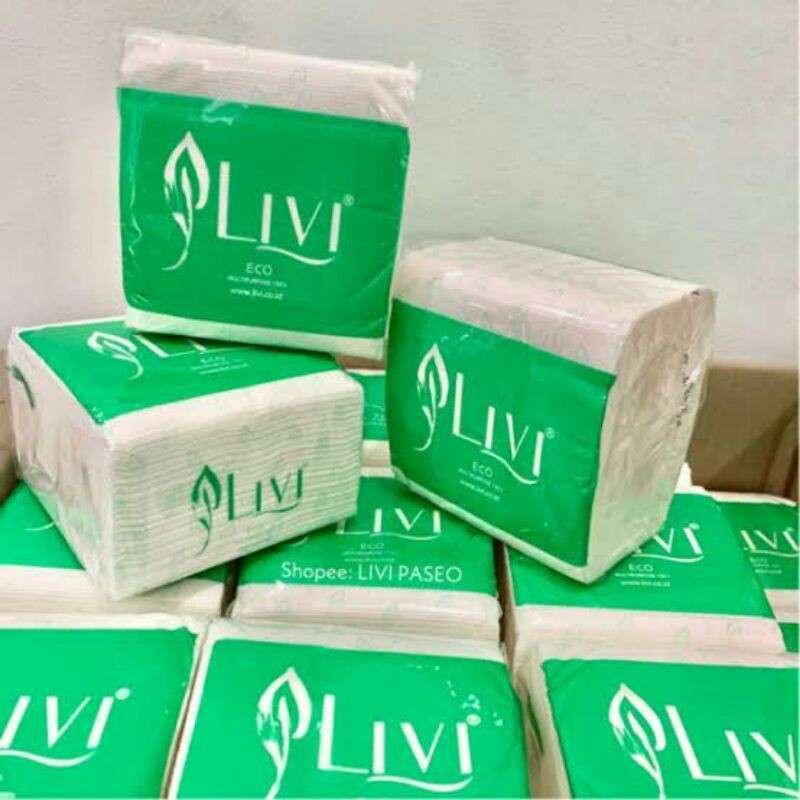 Jual Livi Eco Multipurpose Pop Up Tissue [150 Sheet] - (1 Dus 60 Pak ...