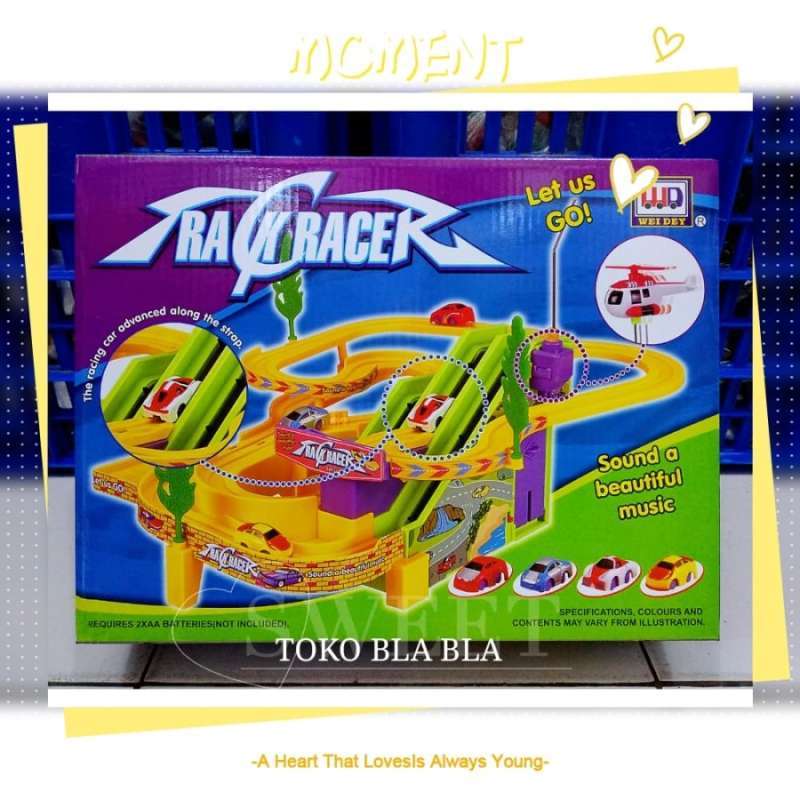Jual Mainan Anak Cowok Racing Track Racer The Cars Lintasan Mobil Di ...