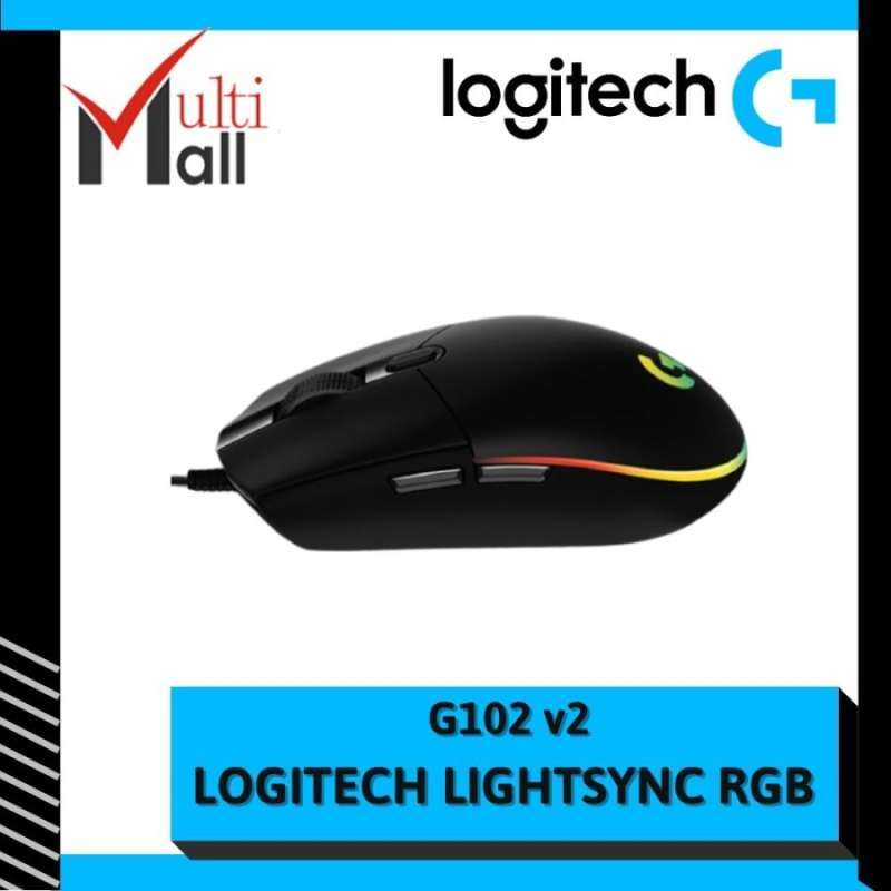 Jual New Logitech G102 V2 Lightsync Rgb - Logitech G 102 V 2 Rgb - Mouse Gaming - Hitam - Hitam ...