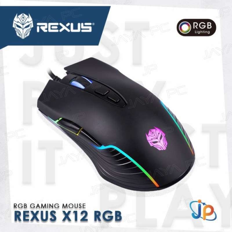 Promo Mouse Gaming Rexus Xierra X12 Rgb - X 12 Macro Gaming Mouse ...