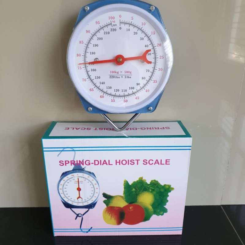 Promo timbangan gantung analog / manual / timbangan laundry / ikan 50kg ...