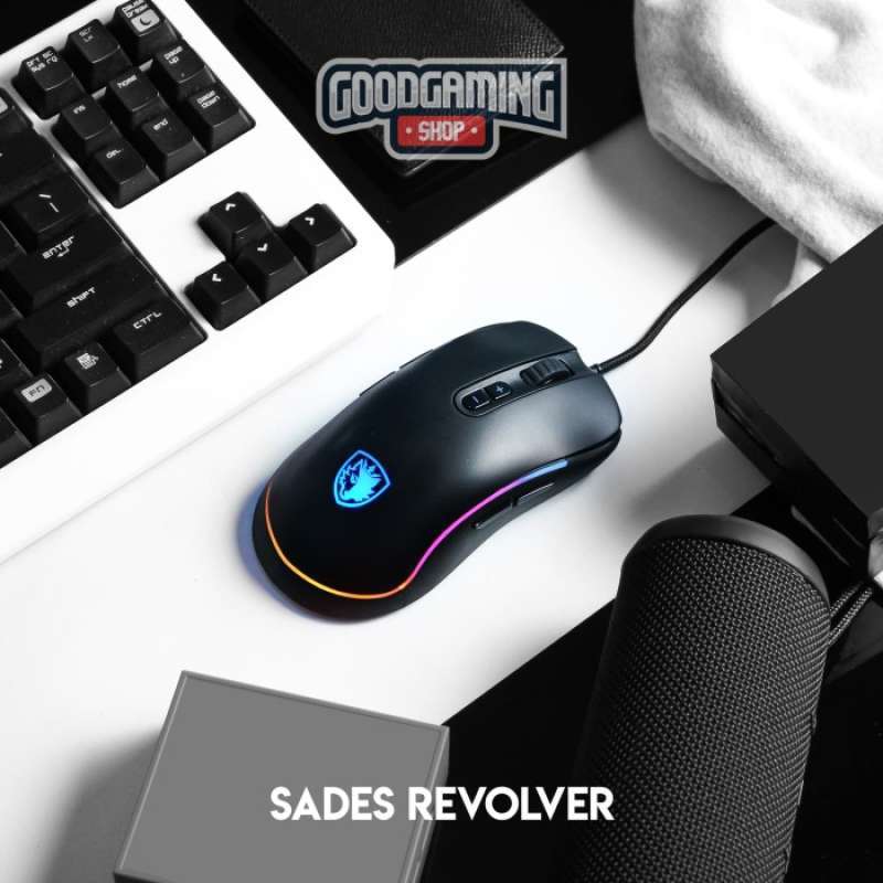 Promo SADES REVOLVER GAMING MOUSE Diskon 39% di Seller ALEXAMIRO STORE ...
