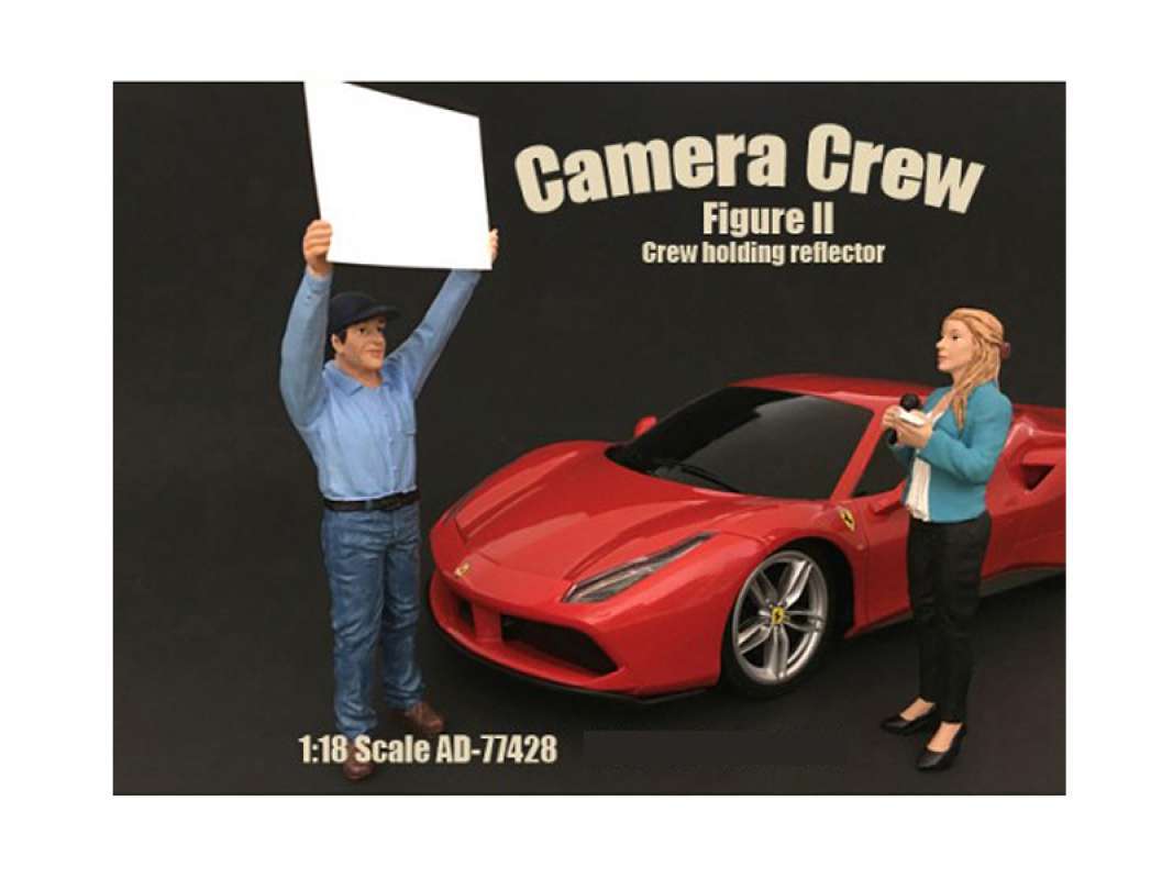 Jual Camera Crew Figure II \Crew Holding Reflector\ For 1:18 Scale ...