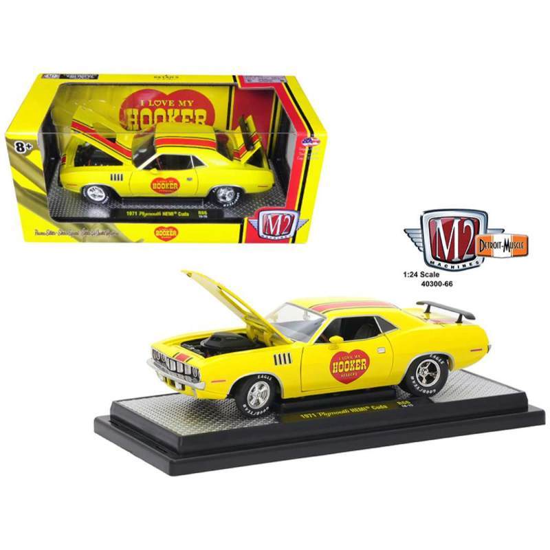 Jual 1971 Plymouth Hemi Cuda \Hooker Headers\ Yellow Limited Edition to ...