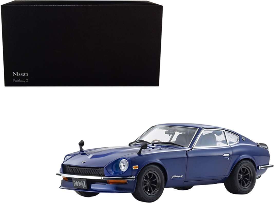 Jual 1970 Nissan Fairlady Z-L (S30) RHD (Right Hand Drive) Blue Metallic 1-18 Diecast Model Car ...