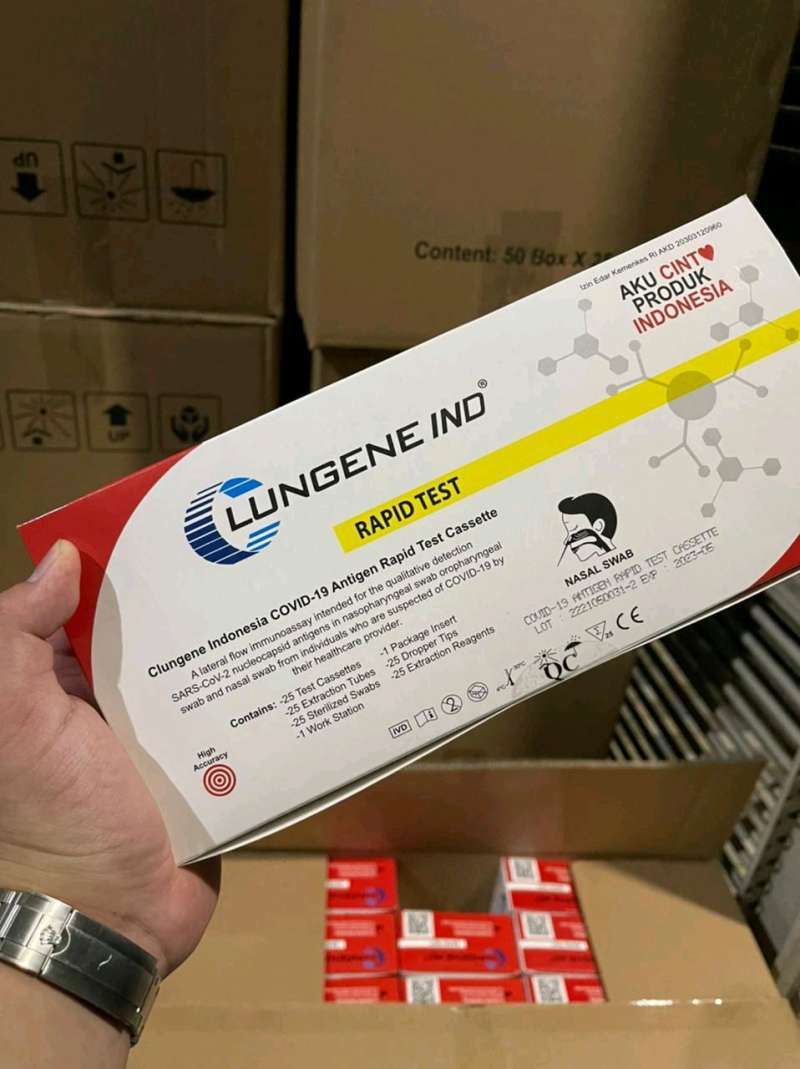 Jual Lungene Antigen Swabs test di Seller Merci Alkes - Abadijaya, Kota ...
