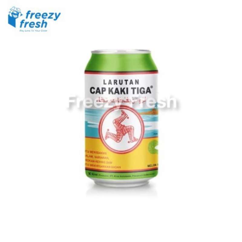 Jual Minuman Larutan CAP KAKI TIGA, Rasa Melon 320ml di Seller Freezy ...