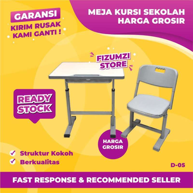 Jual D05 Meja Kursi Sekolah, Kursi Meja Siswa Sekolah, Kursi Anak ...