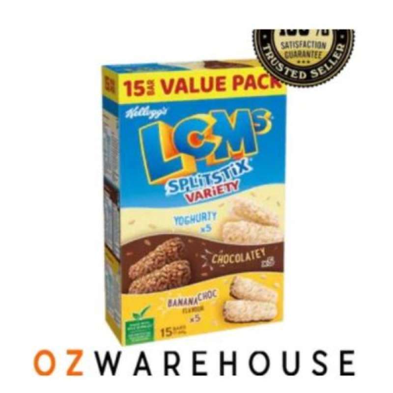 Jual Kellogg's Lcms Split Stix Puffed Rice Snack Bars Variety 15 Pack ...