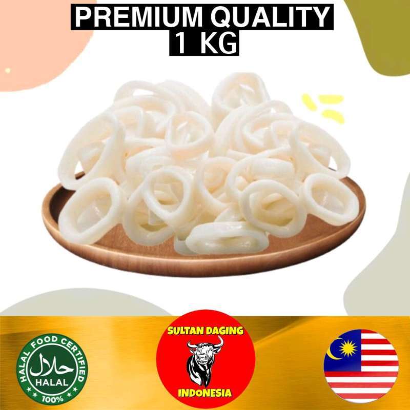 Promo CUMI RING 1 KG IMPORT DARI MALAYSIA/ CUMI CALAMARY/ CUMI CALMARI ...