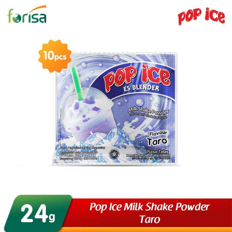 Jual Pop Ice Rasa Taro [1 Renceng isi 10 pcs / Sachet] di Seller HASAN ...