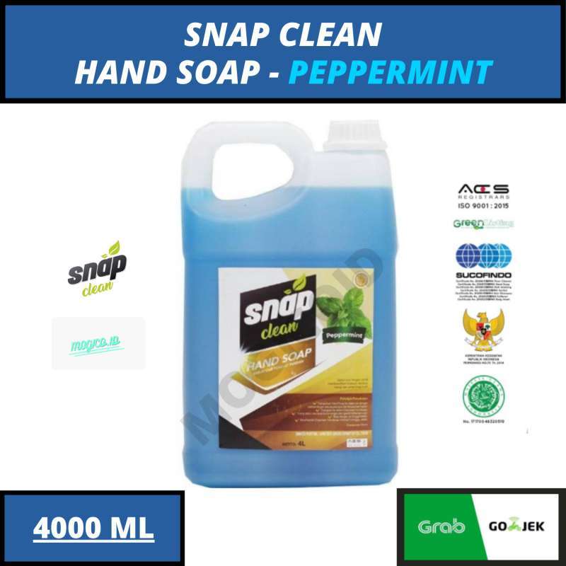 Jual Snap Clean Hand Soap Peppermint Sabun Cuci Tangan Pepermint 4 ...