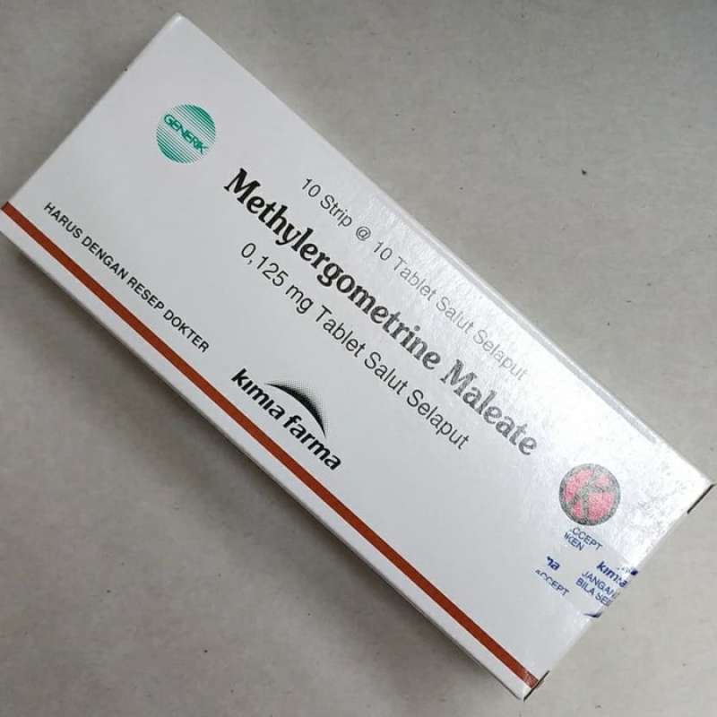 Jual Original Methylergometrine 0,125-bok-100 Tablet Di Seller Bogasari ...