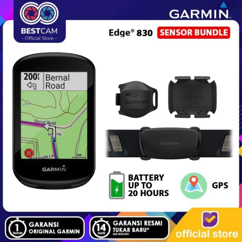 Jual Garmin Edge 830 Performance Touchscreen Gps Original - 830 Bundle ...